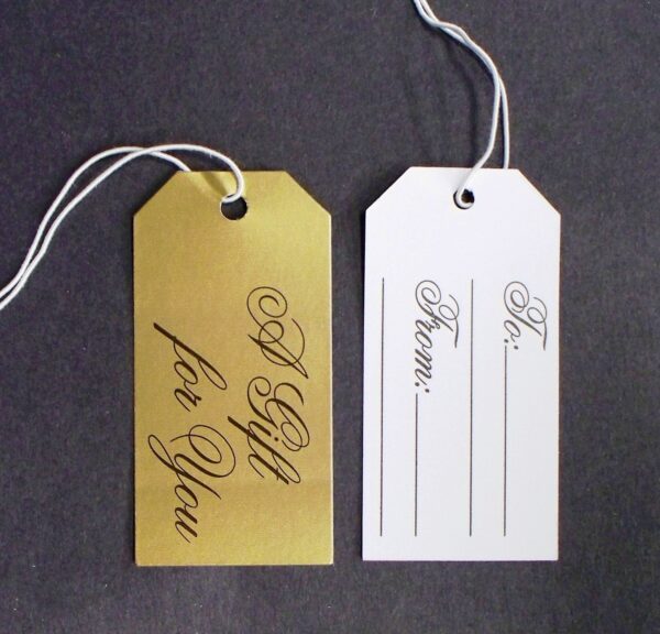 Metallic Gift Tags - Autostatcorp
