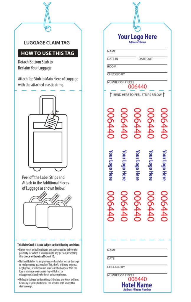 Luggage Peel-off Claim Tags – Autostatcorp
